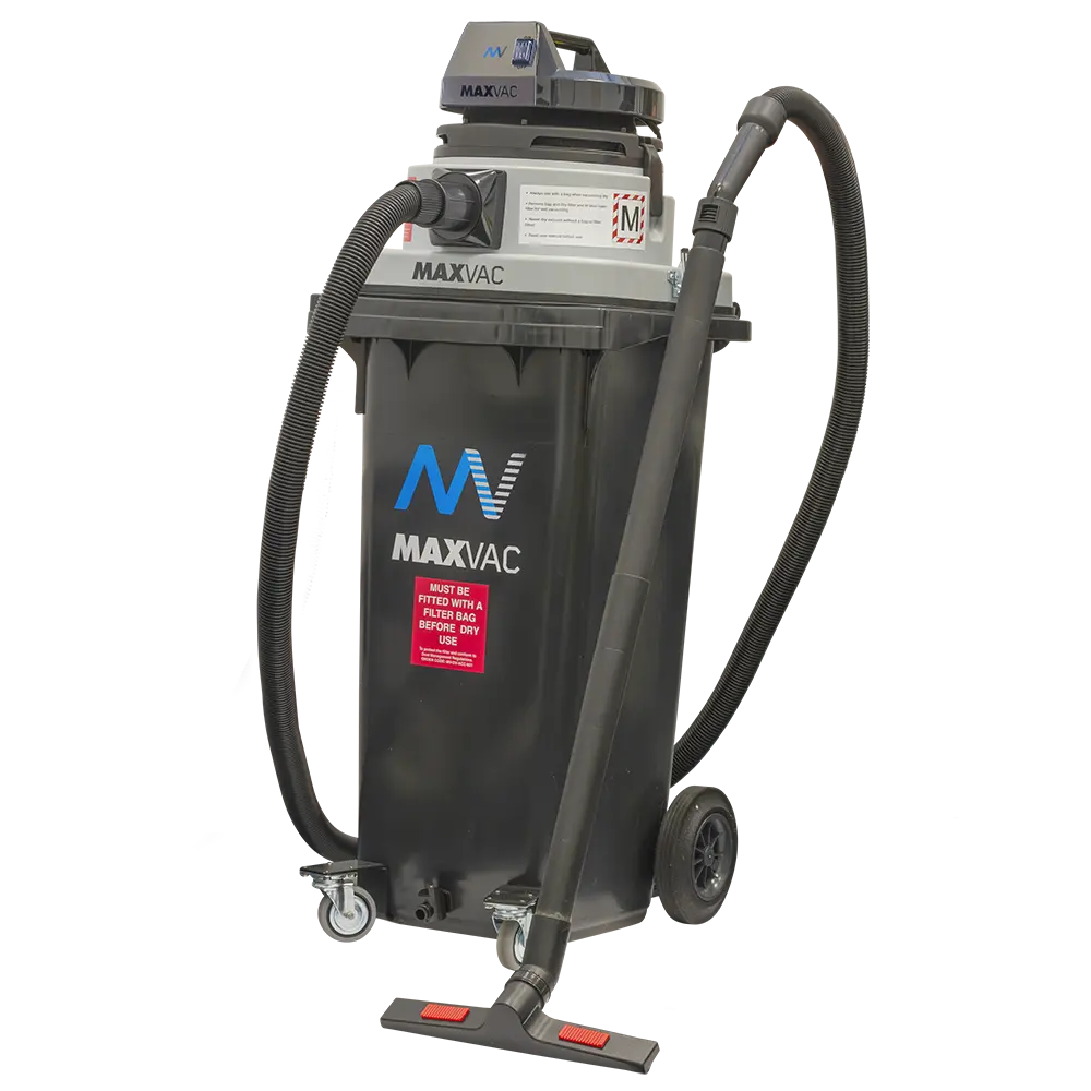 Wheelie Bin M Filtered Vacuum 120ltr Wet & Dry MAXVAC Dura DV120-MBN