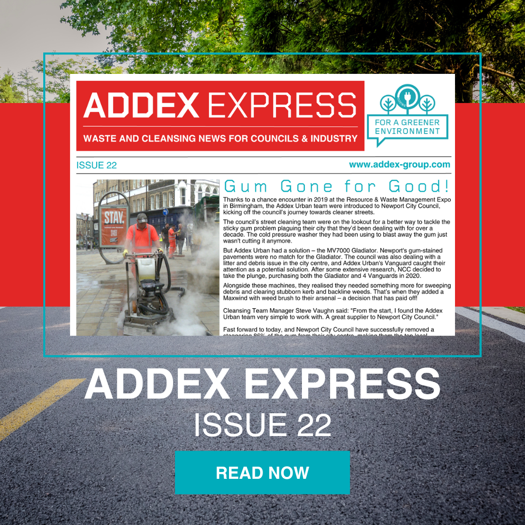 Addex Urban's Street Cleaning Newsletter | Addex Express Issue #22